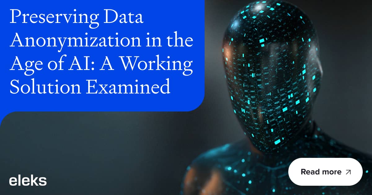 Data Anonymization in the Age of AI: A Working Solution Examined