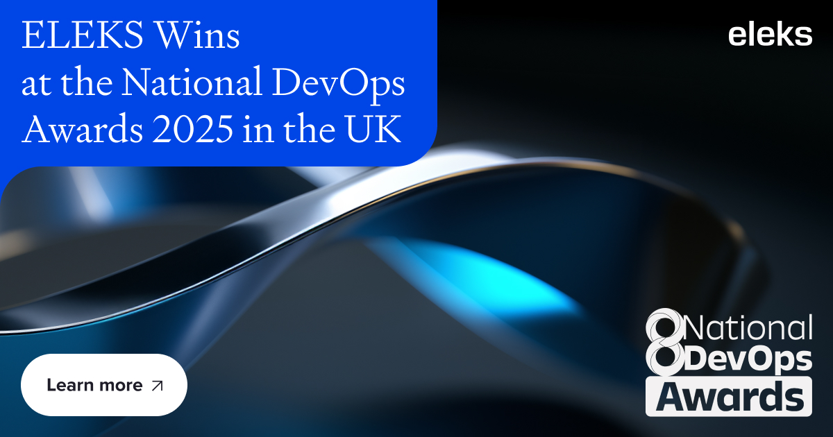ELEKS Wins at the National DevOps Awards 2025 in the UK