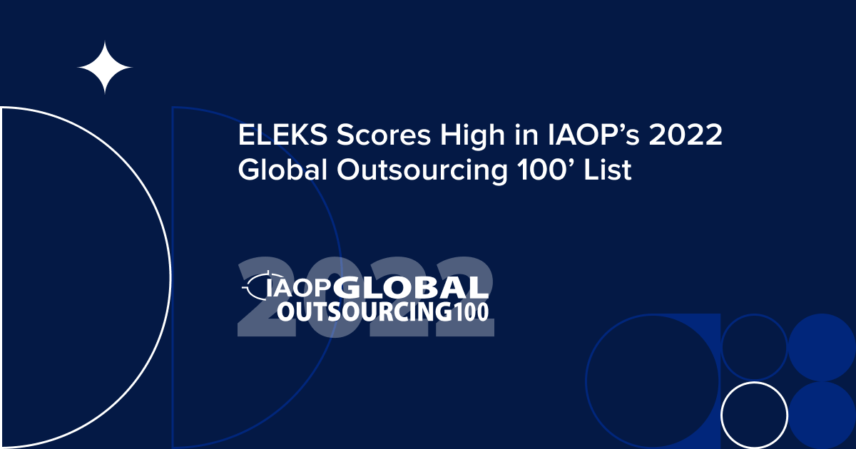 ELEKS Scores High in IAOP’s 2022 Global Outsourcing 100’ List | ELEKS: Enterprise Software ...