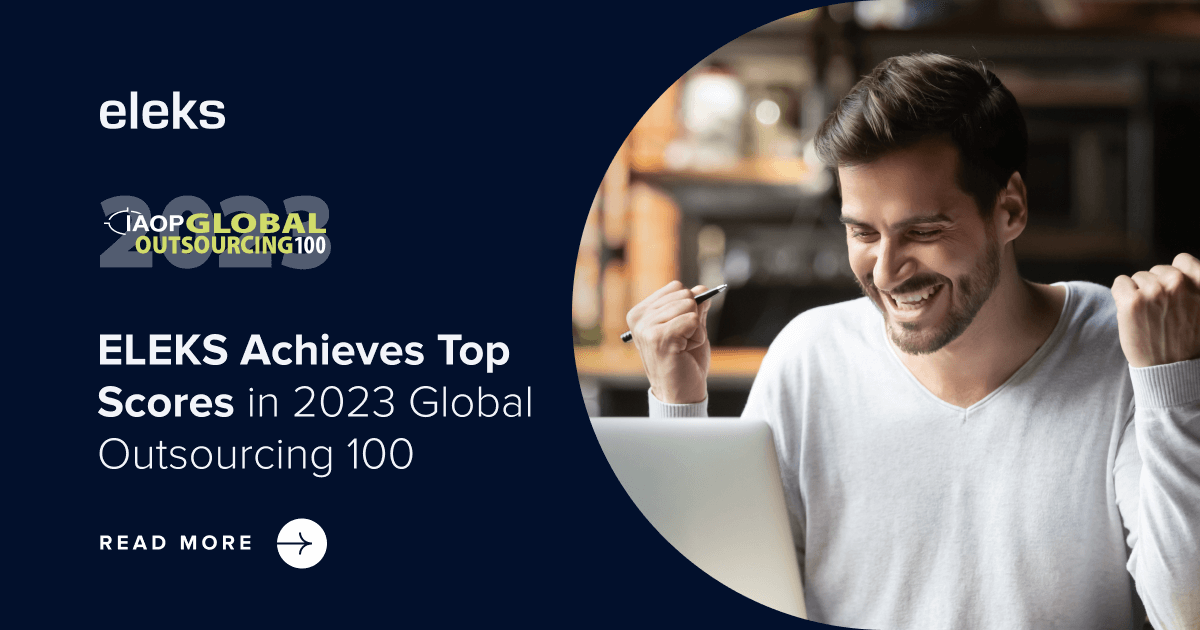 ELEKS Achieves Top Scores in 2023 Global Outsourcing 100 | ELEKS: Enterprise Software ...