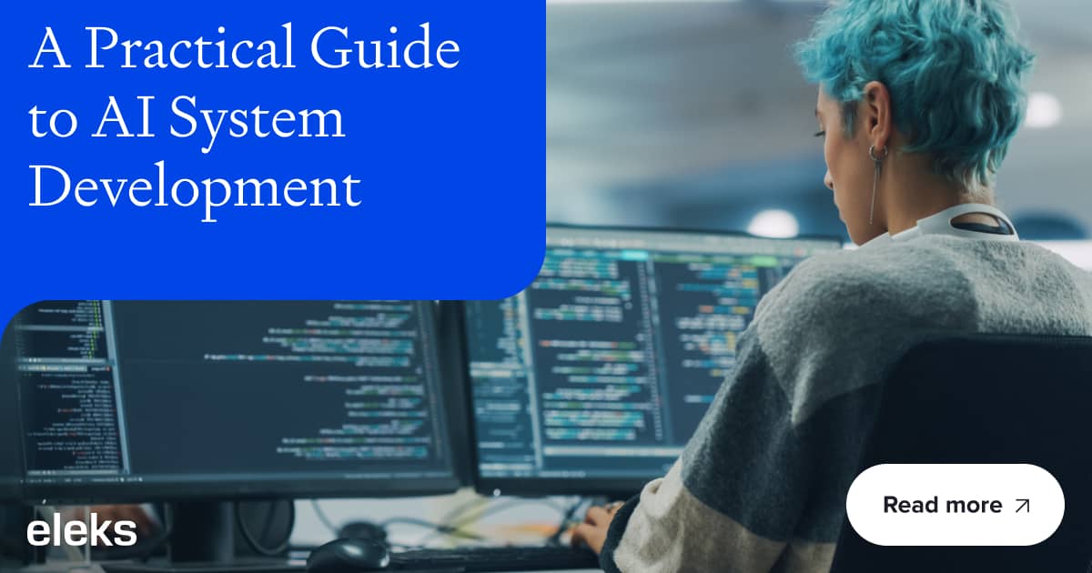 A Practical Guide to AI System Development | ELEKS: Enterprise Software ...