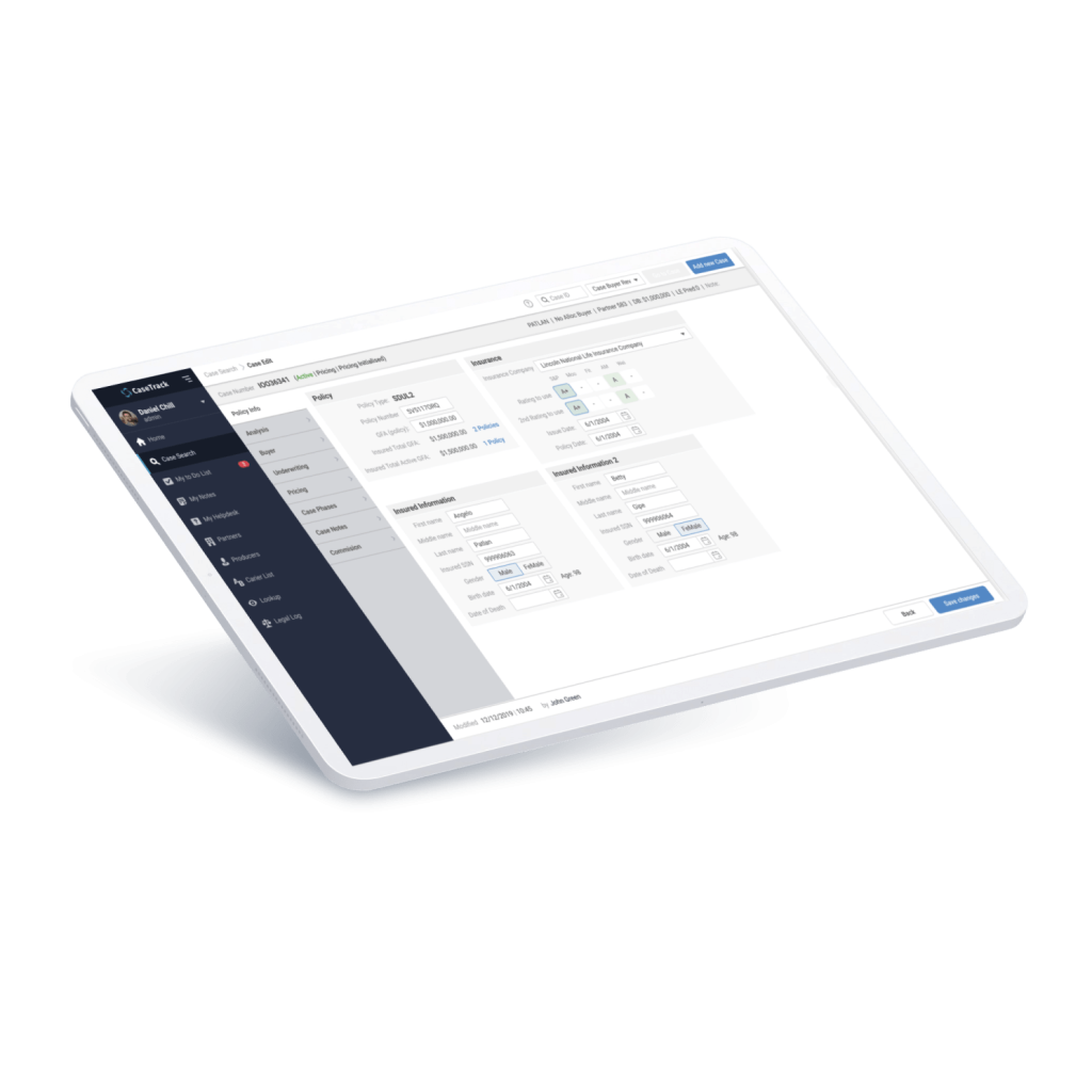Insurance CRM Software Re-engineering