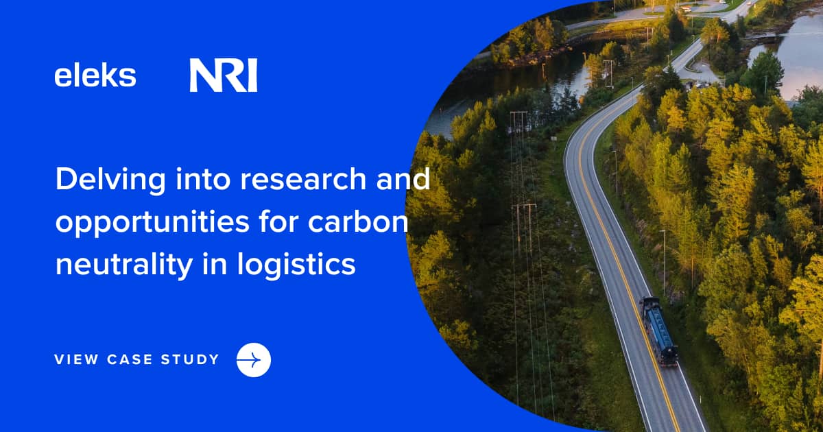 Delving into research and opportunities for carbon neutrality in logistics